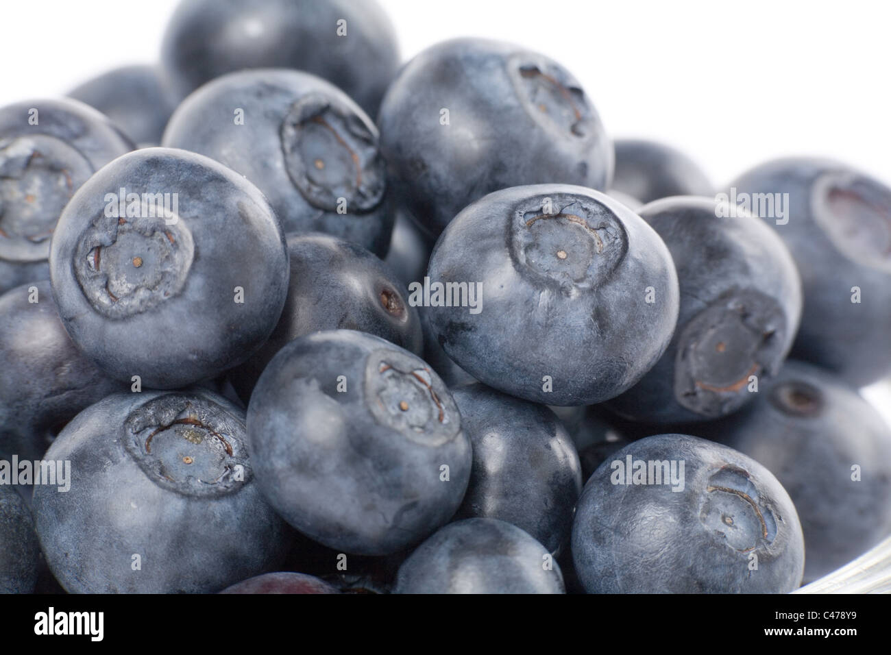 fresh Blueberry with white background Stock Photo - Alamy