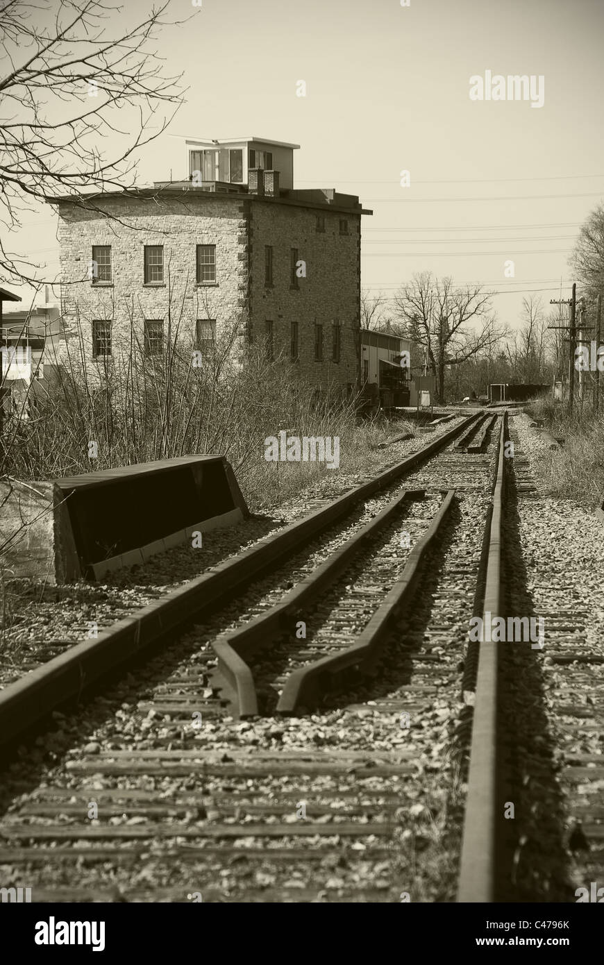 Old rail yard hi-res stock photography and images - Alamy