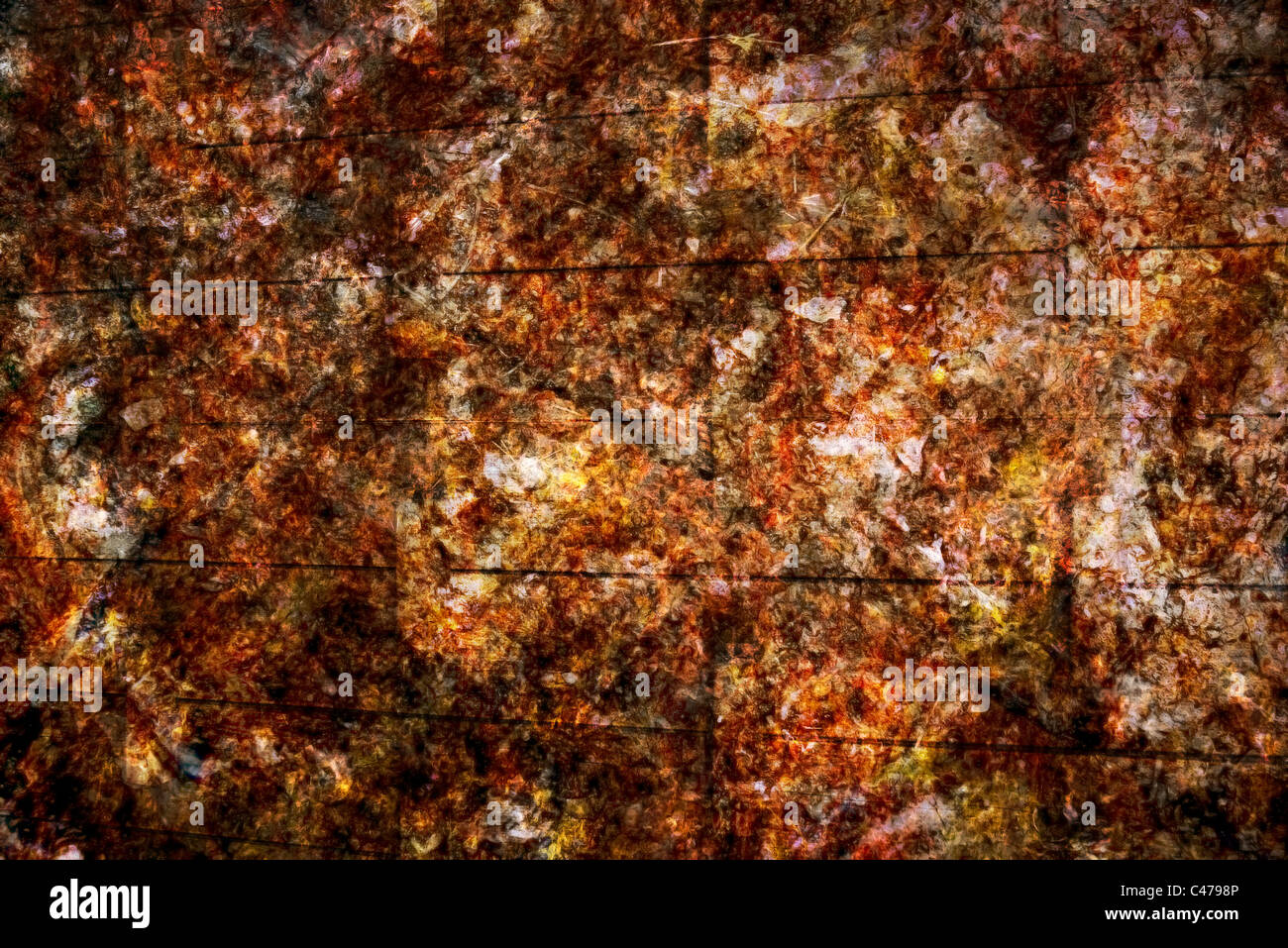 A dark, computer-painted background texture that resembles a grungy ...