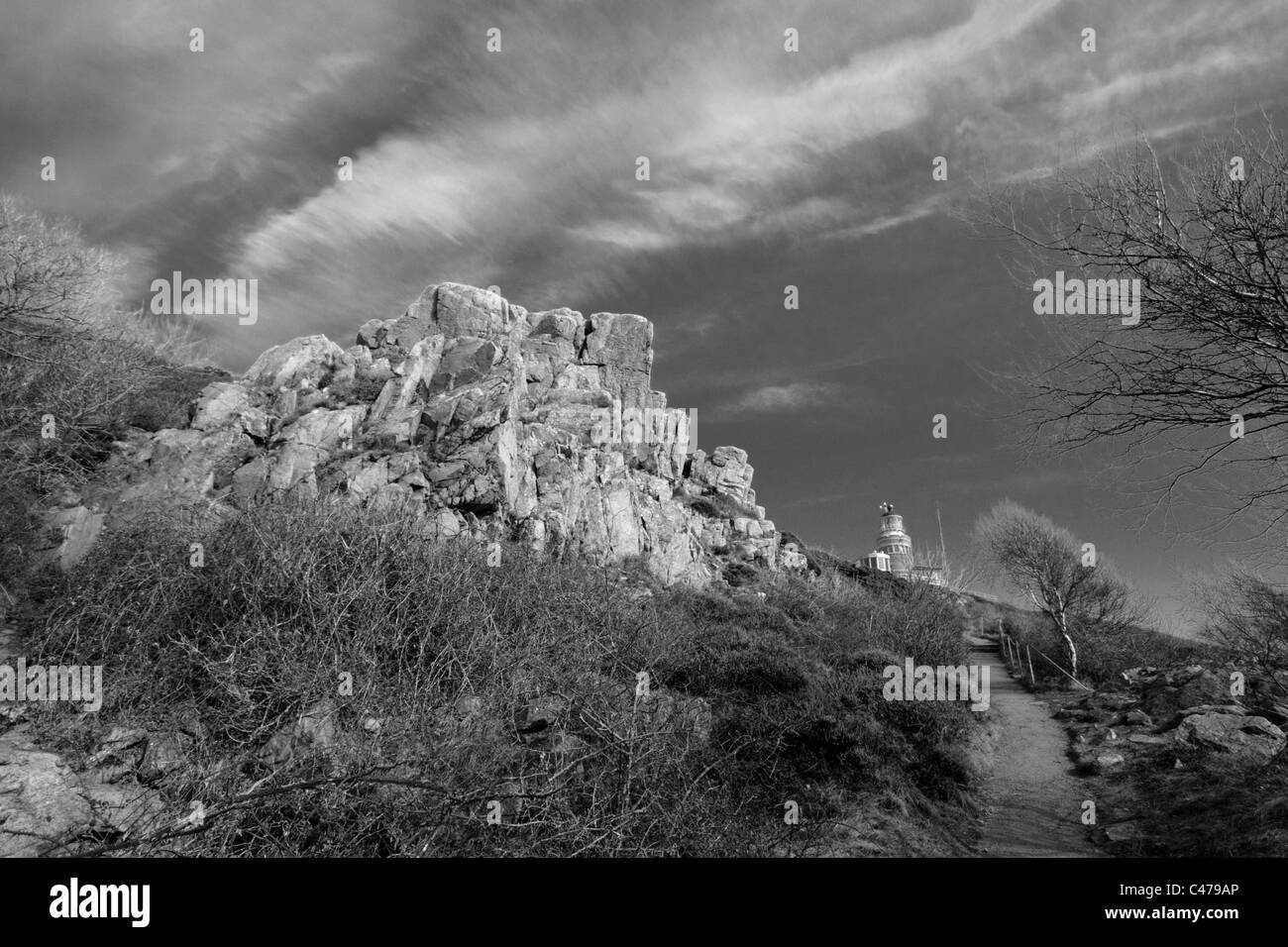 Kullen Lighthouse at Kullaberg Stock Photo - Alamy