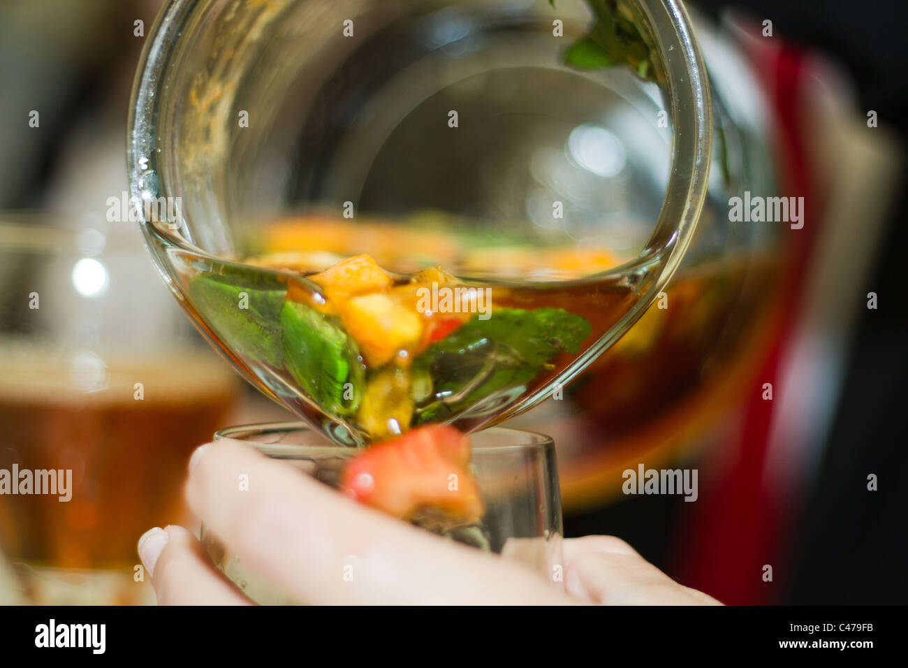 Glass of pimms hi-res stock photography and images - Alamy