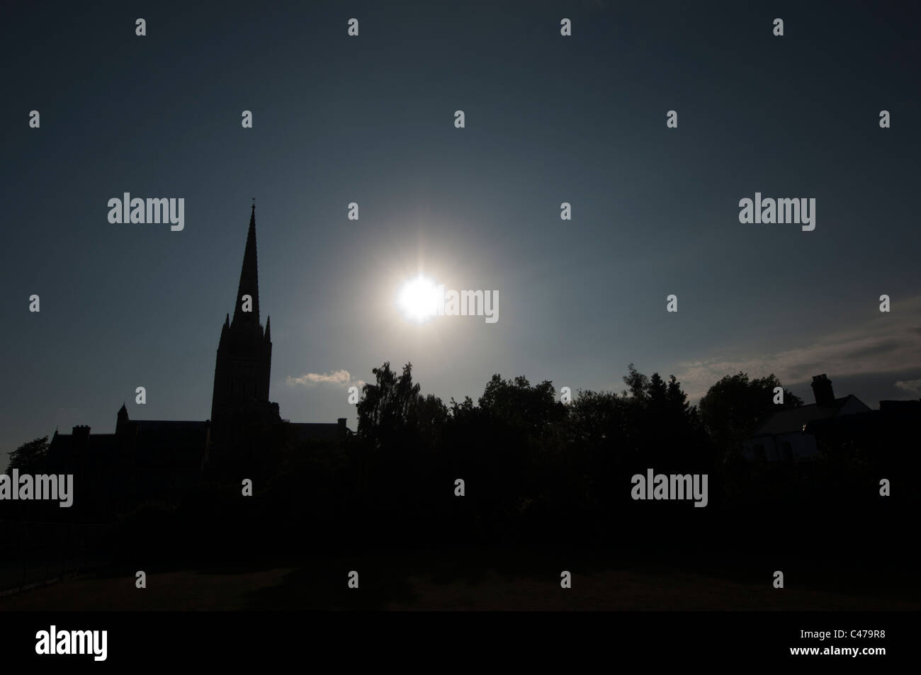 Norwich cathedral skyline hi-res stock photography and images - Alamy
