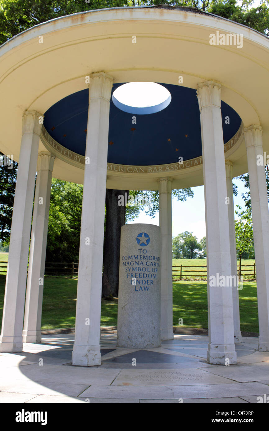 Runnymede Memorial the site of the sealing of Magna Carta by King John ...