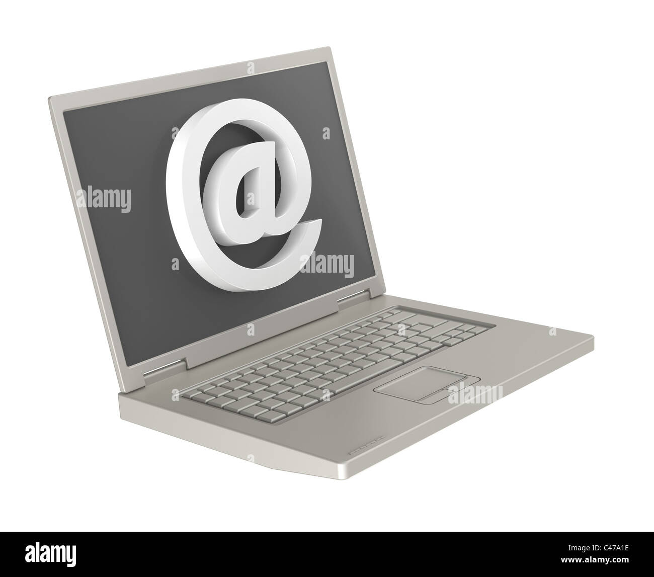 Email sign on laptop screen Stock Photo - Alamy