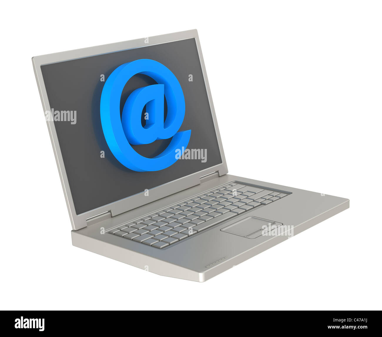 Email sign on laptop screen Stock Photo - Alamy
