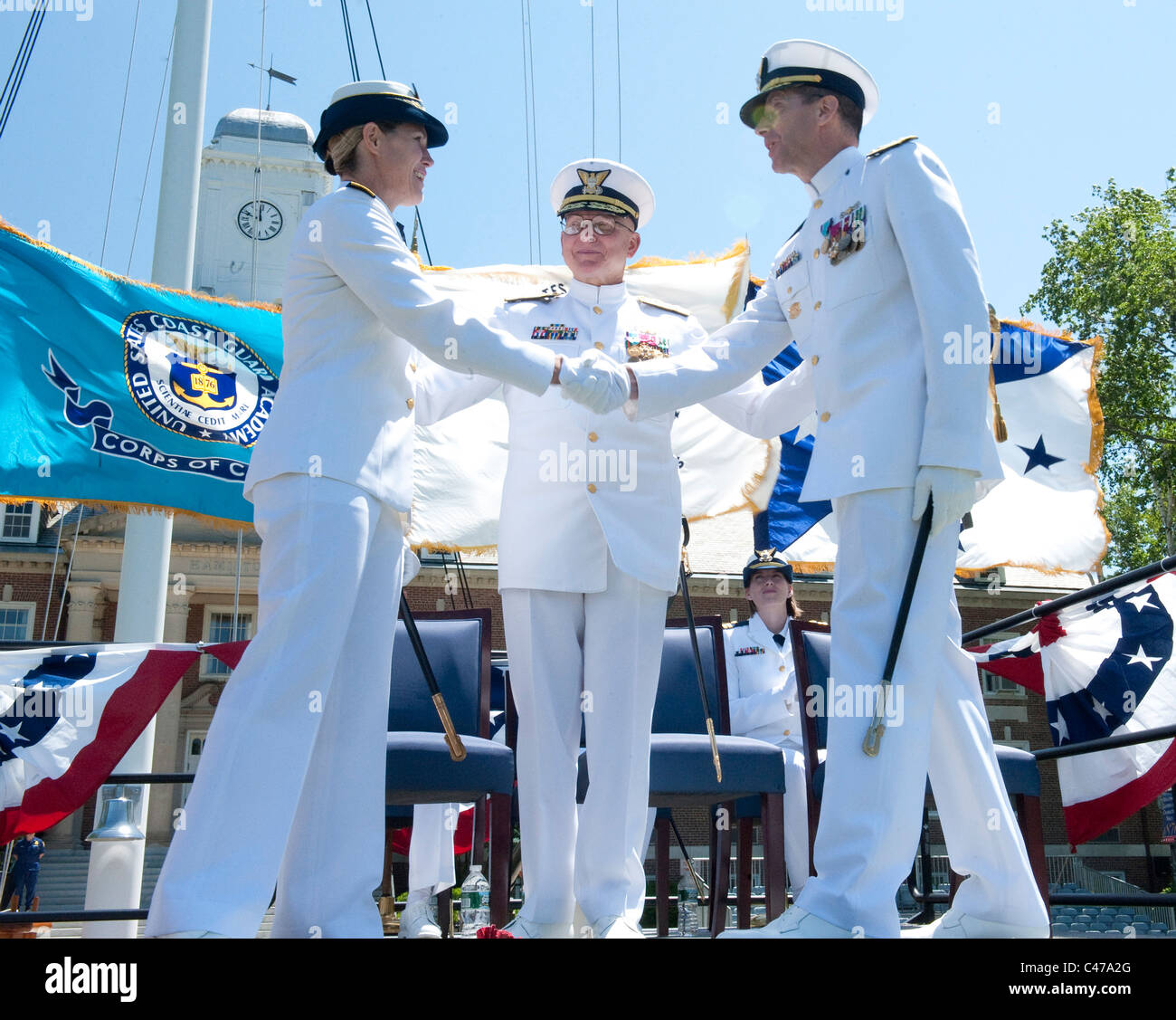 First female commander of a US Service Academy Rear Adm. Sandra Stosz ...