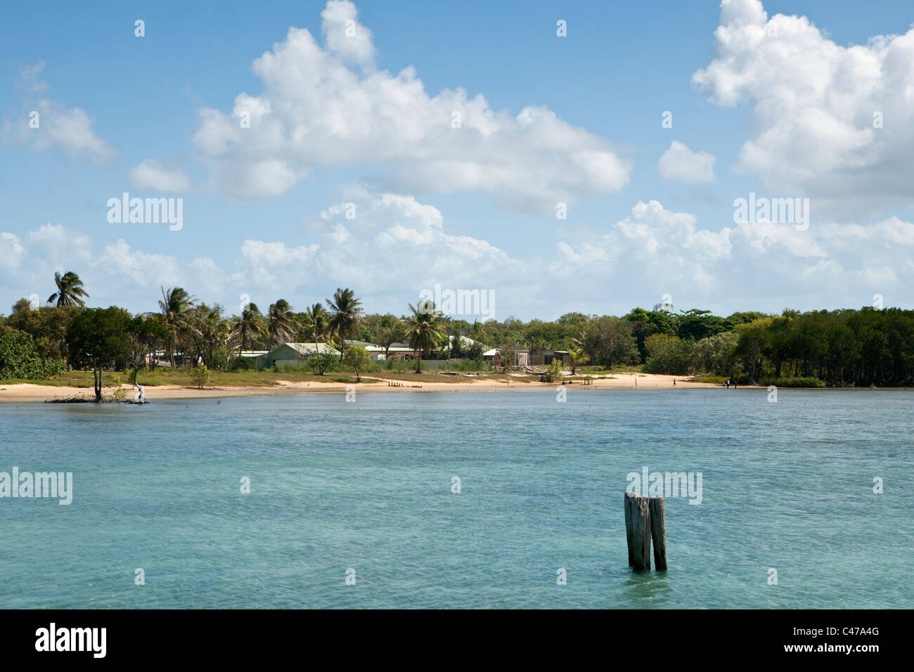 Beach at the port of Horn Island, Torres Strait Islands, Queensland, Australia Stock Photo - Alamy