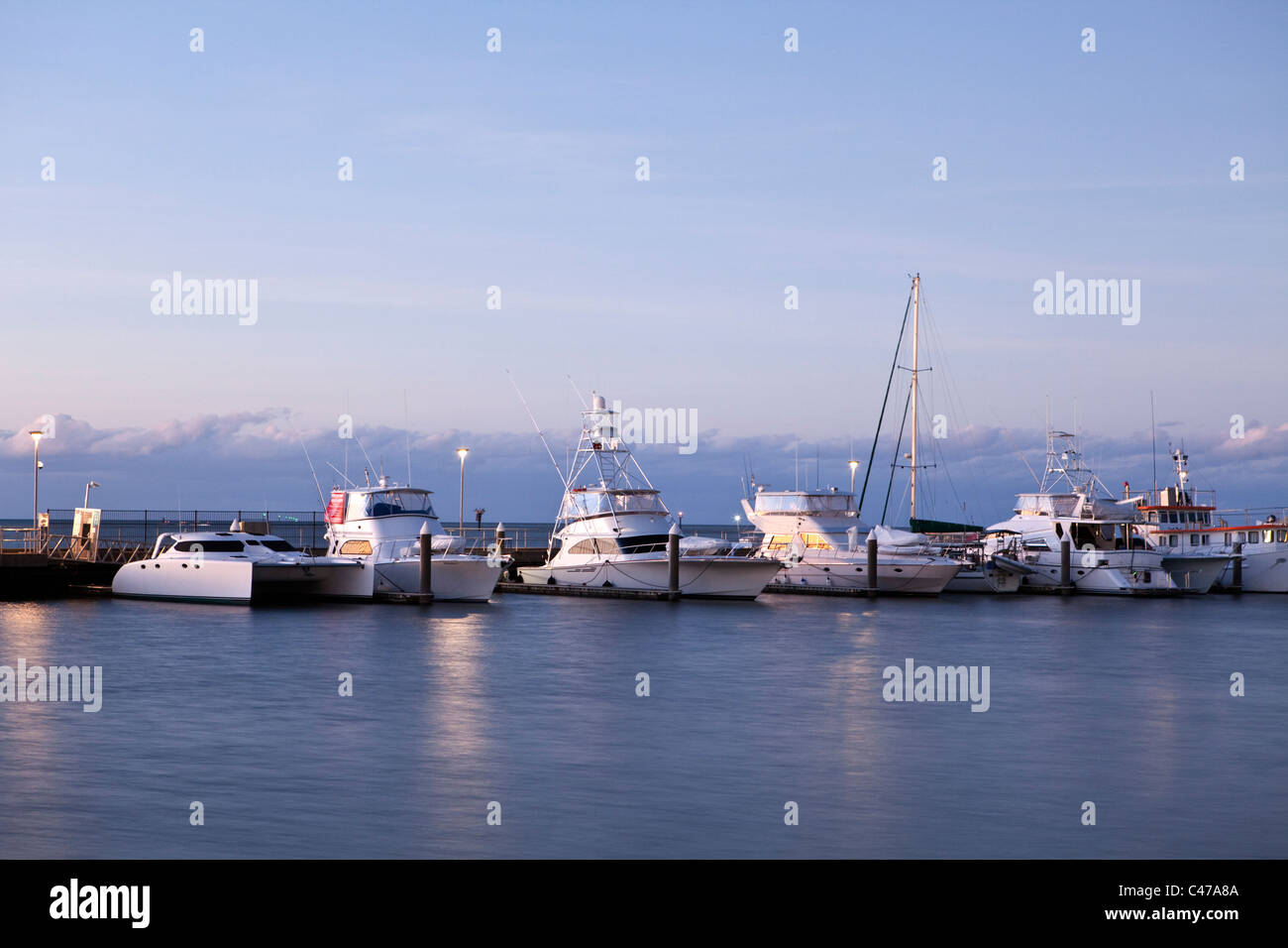 Boats in the Marlin Marina. Cairns, Queensland, Australia Stock Photo ...