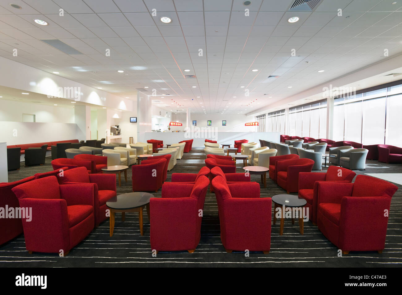 Qantas Club Lounge at Cairns Domestic Airport. Cairns, Queensland ...