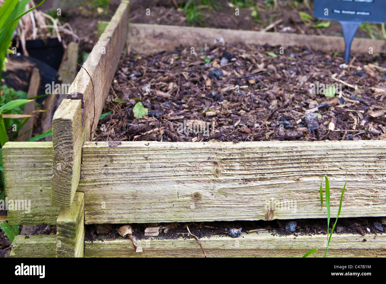 Edge of a compost heap Stock Photo - Alamy