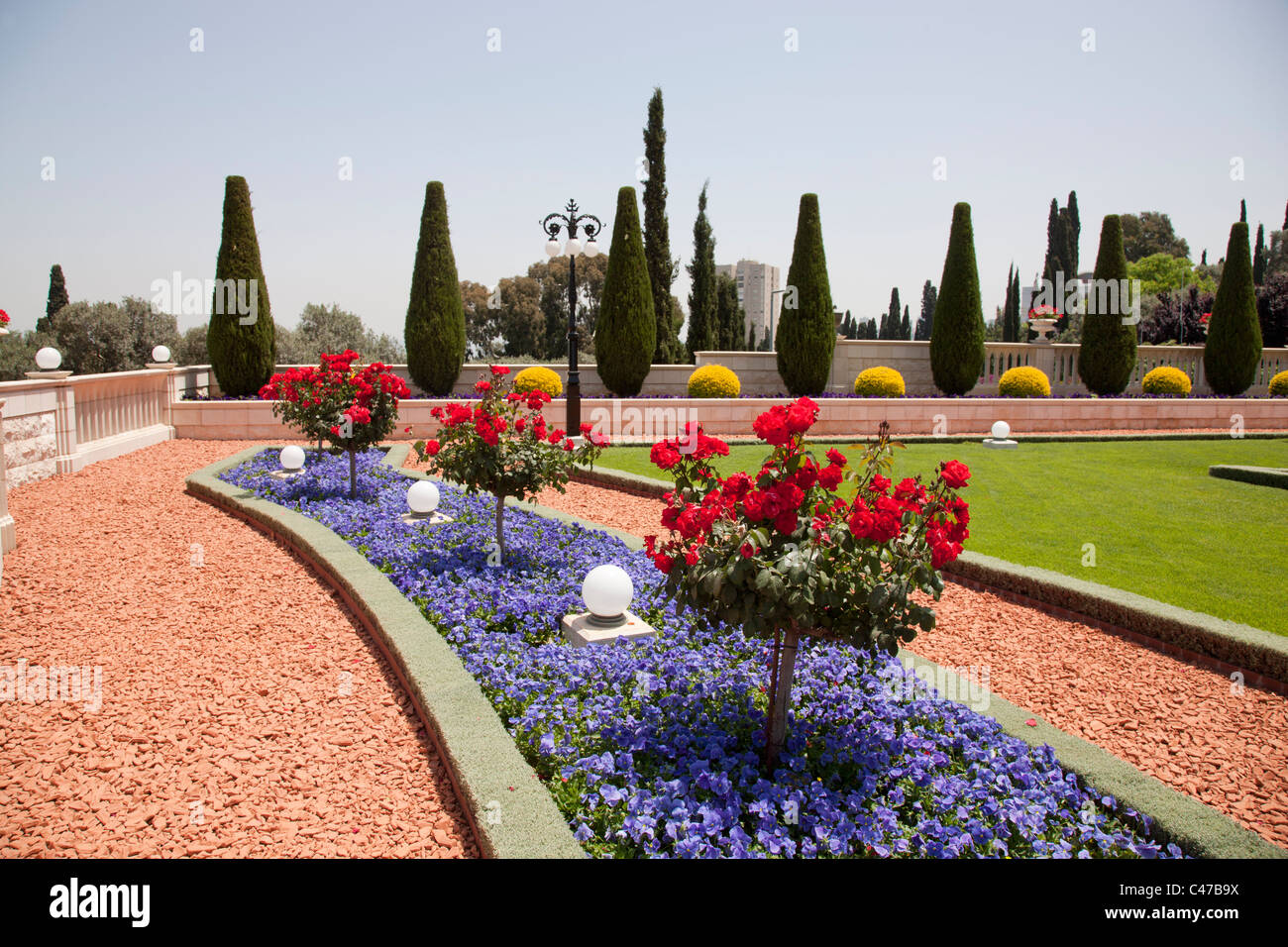 Israel Haifa Bahai Garden Stock Photo - Alamy