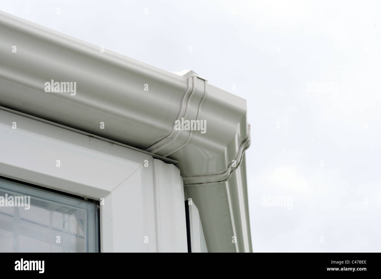 Upvc guttering hi-res stock photography and images - Alamy