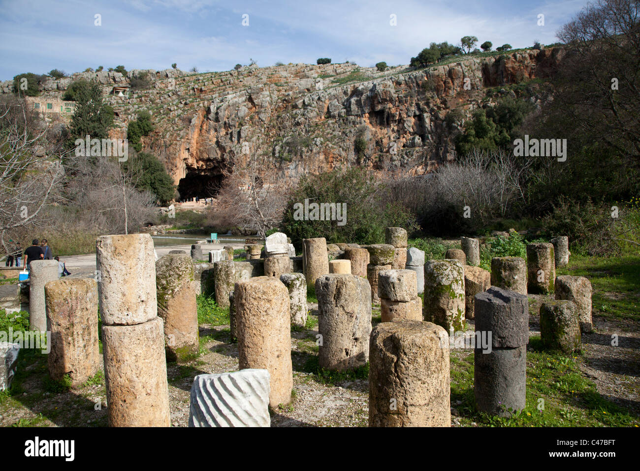 Israel Paneas Banias Caesarea Philippi Stock Photo - Alamy