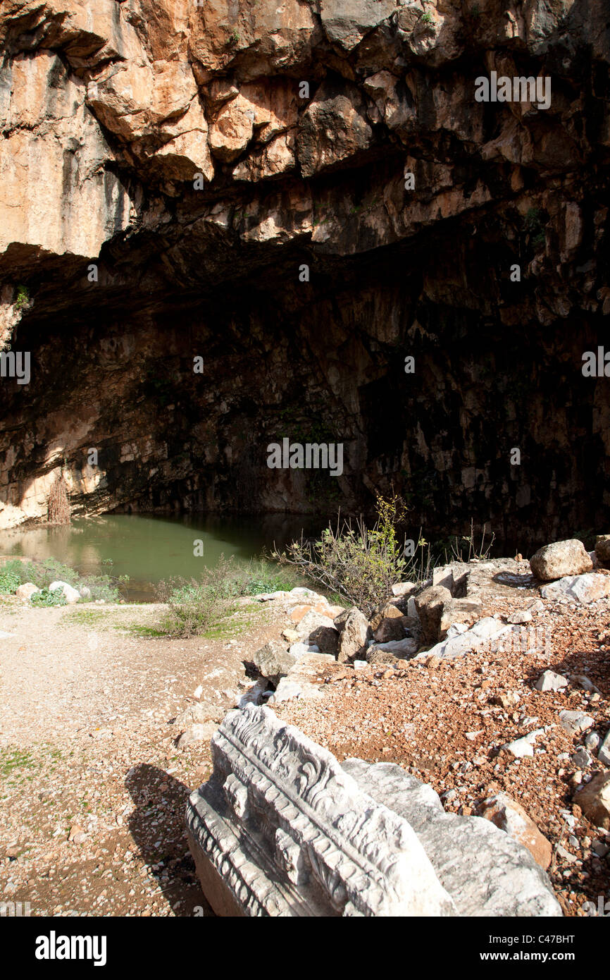 Israel Paneas Banias Caesarea Philippi Stock Photo - Alamy