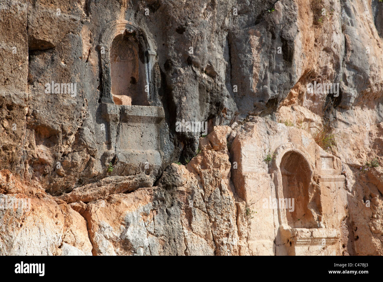 Israel Paneas Banias Caesarea Philippi Stock Photo - Alamy