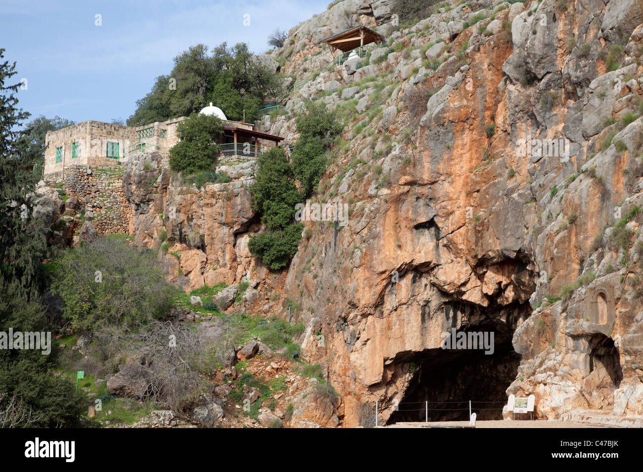 Israel Paneas Banias Caesarea Philippi Stock Photo - Alamy
