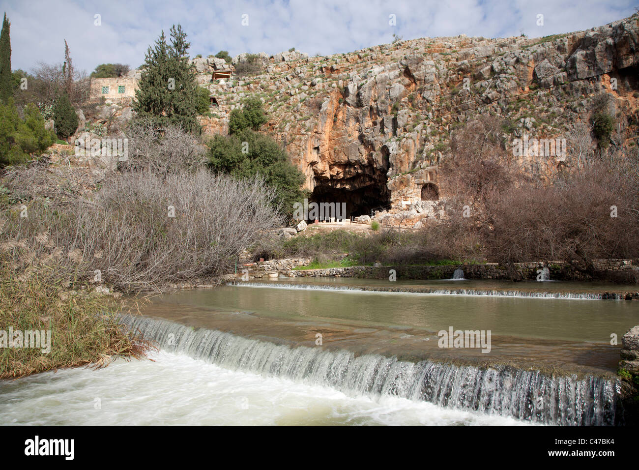 Israel Paneas Banias Caesarea Philippi Stock Photo - Alamy