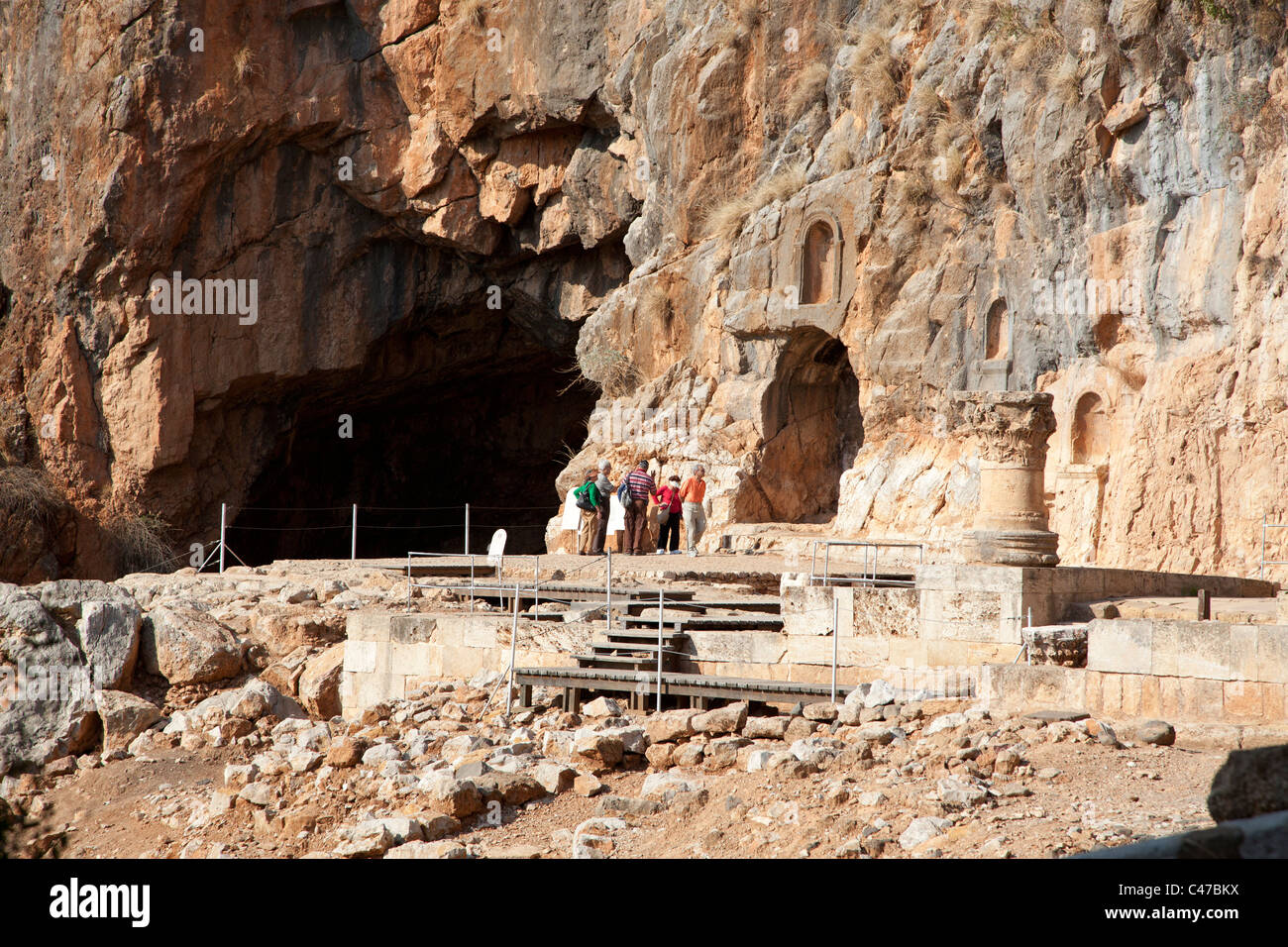 Israel Paneas Banias Caesarea Philippi Stock Photo - Alamy