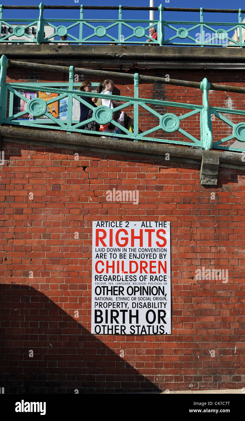Child rights poster hi-res stock photography and images - Alamy