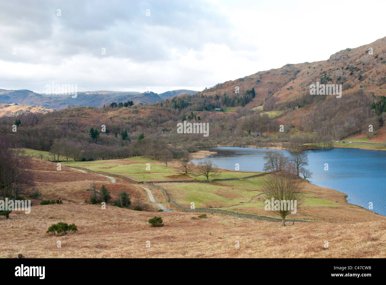 Walk around Rydal Water, Cumbria Stock Photo - Alamy