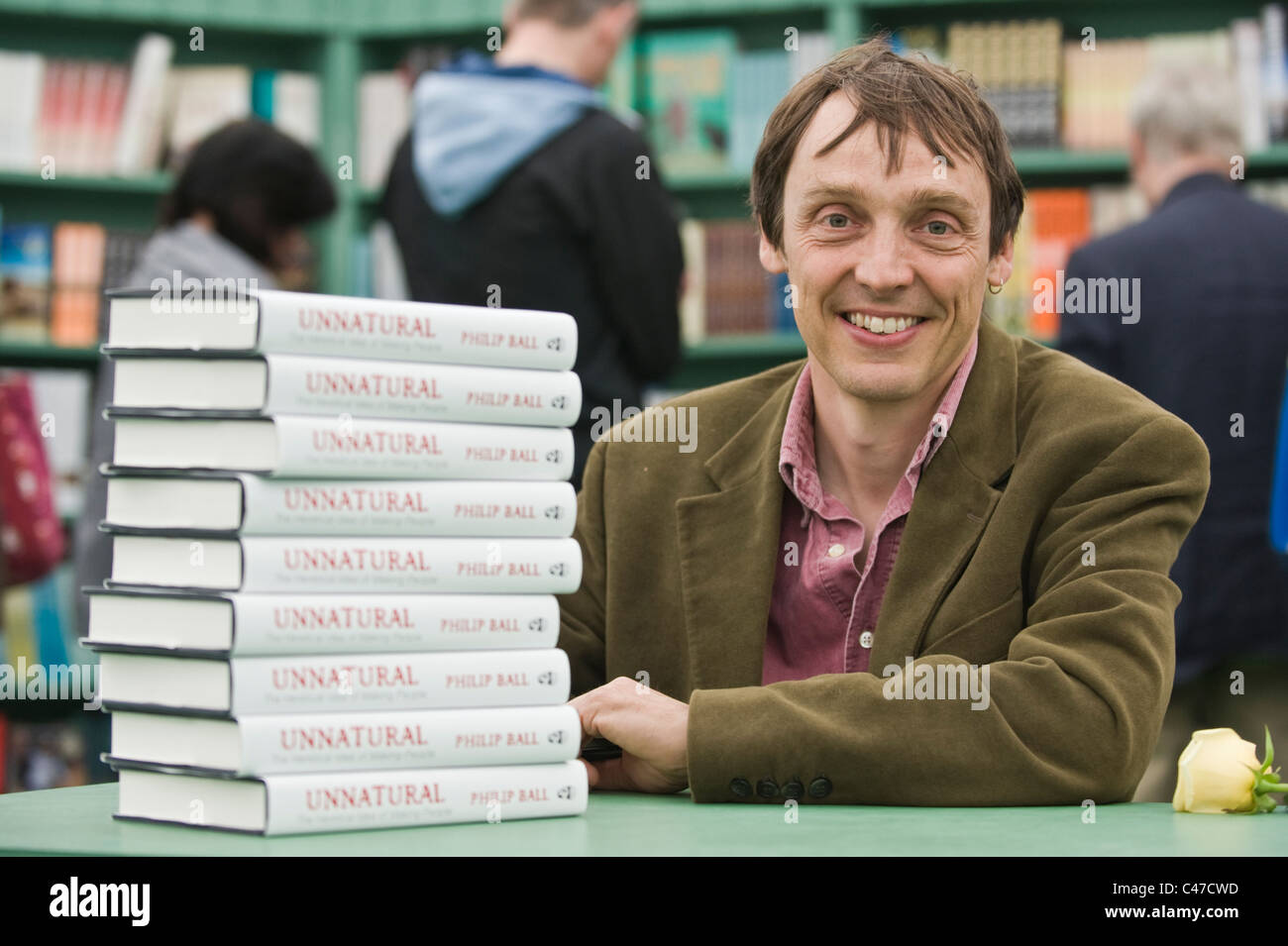 Philip Ball science writer and author pictured at Hay Festival 2011 ...