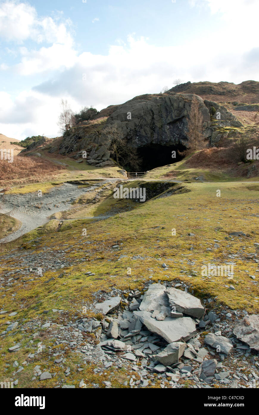Rydal Cave, Cumbria Stock Photo - Alamy