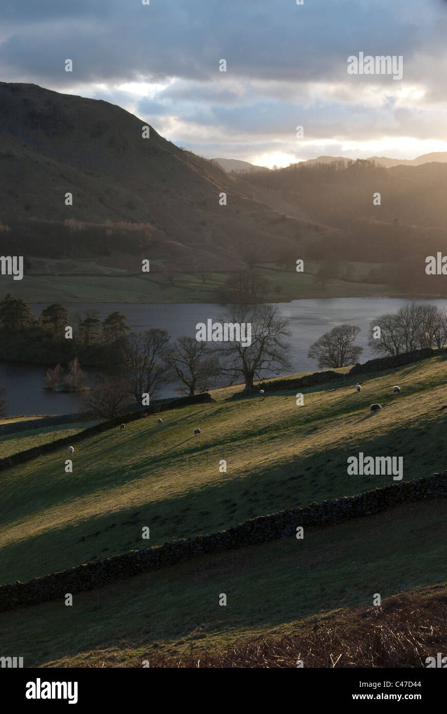 Rydal water sunset hi-res stock photography and images - Alamy