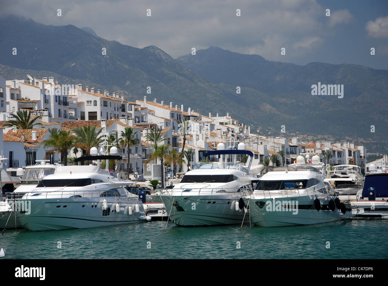 Harbour at Marbella Spain Europe Stock Photo - Alamy