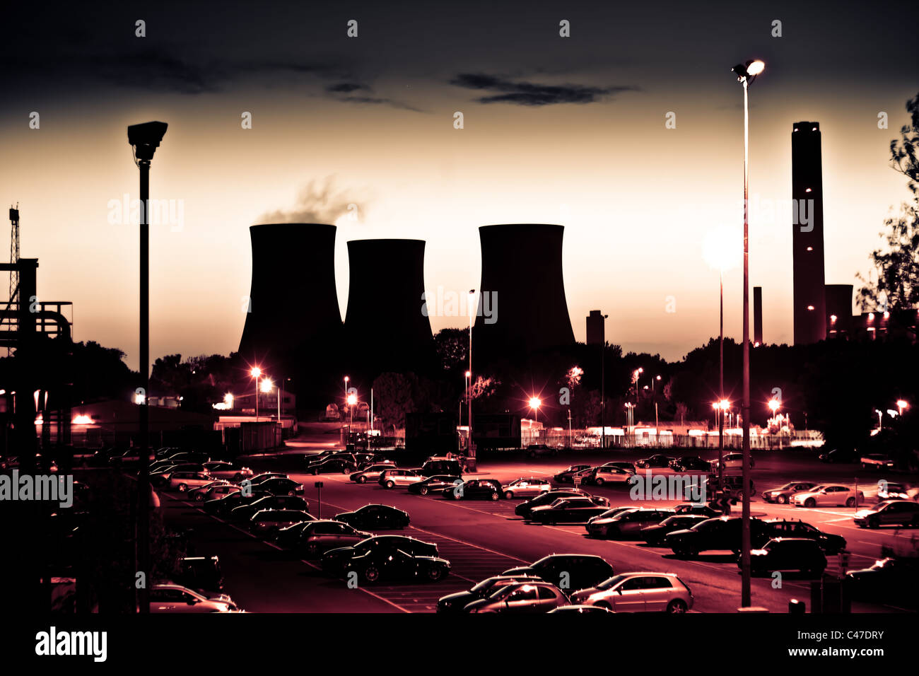 Power Plant At Night High Resolution Stock Photography and Images - Alamy