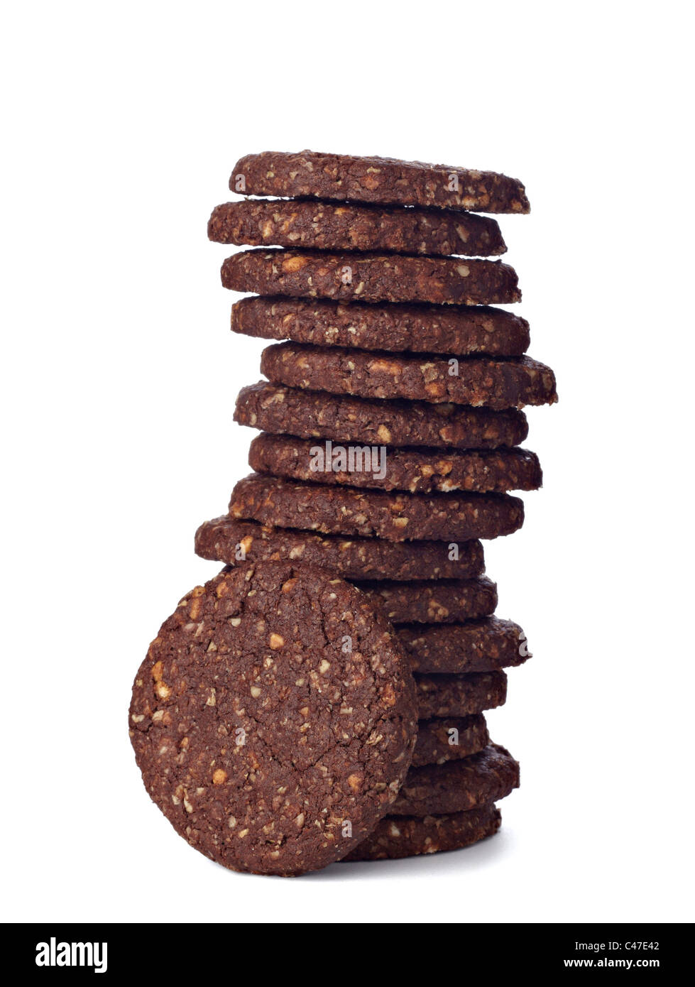 Chocolate chip cocoa cookies Cut Out Stock Images & Pictures - Alamy