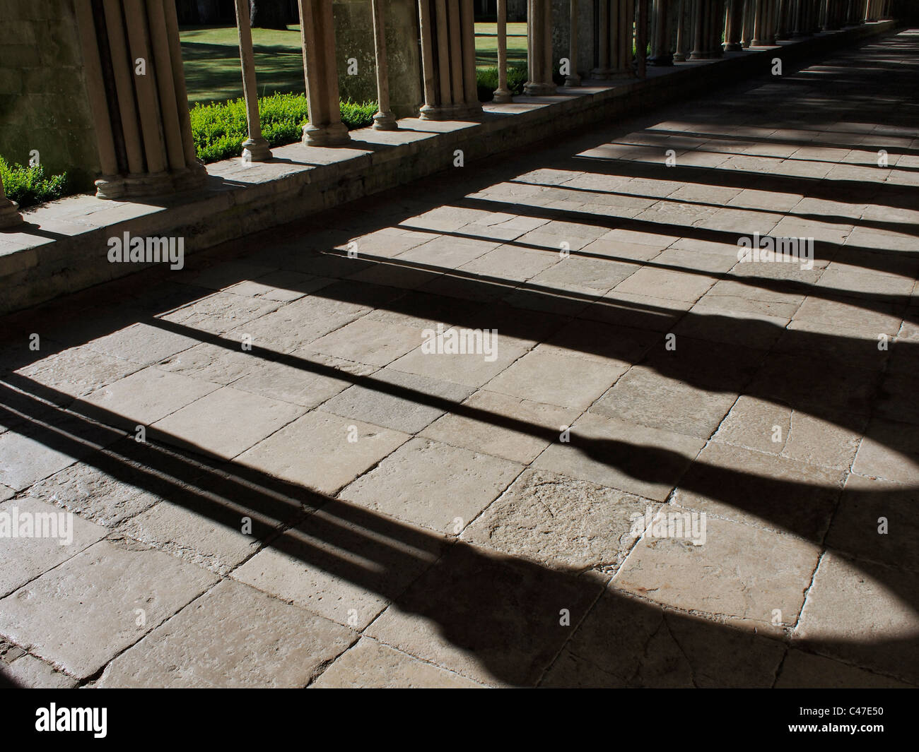 In the cloisters of salisbury cathedral hi-res stock photography and ...