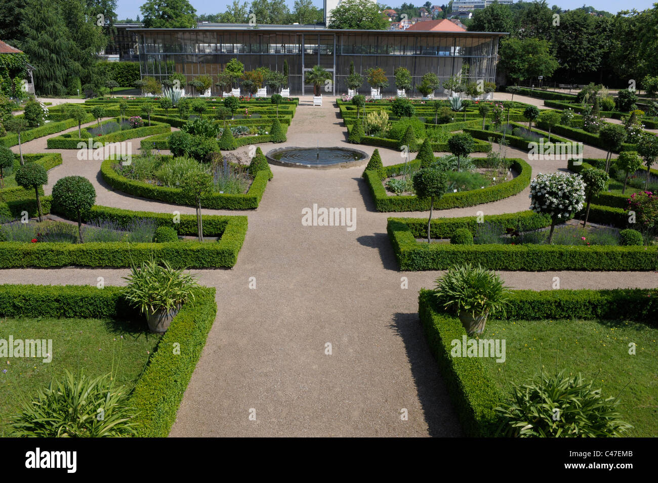 garden of castle Ansbach in Bavaria, Germany Stock Photo - Alamy