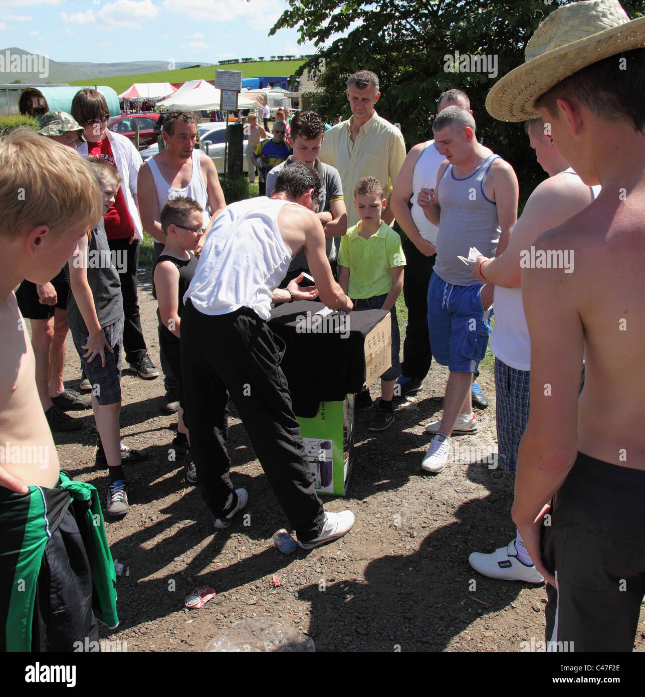 Gypsy boys horse fair in hi-res stock photography and images - Alamy