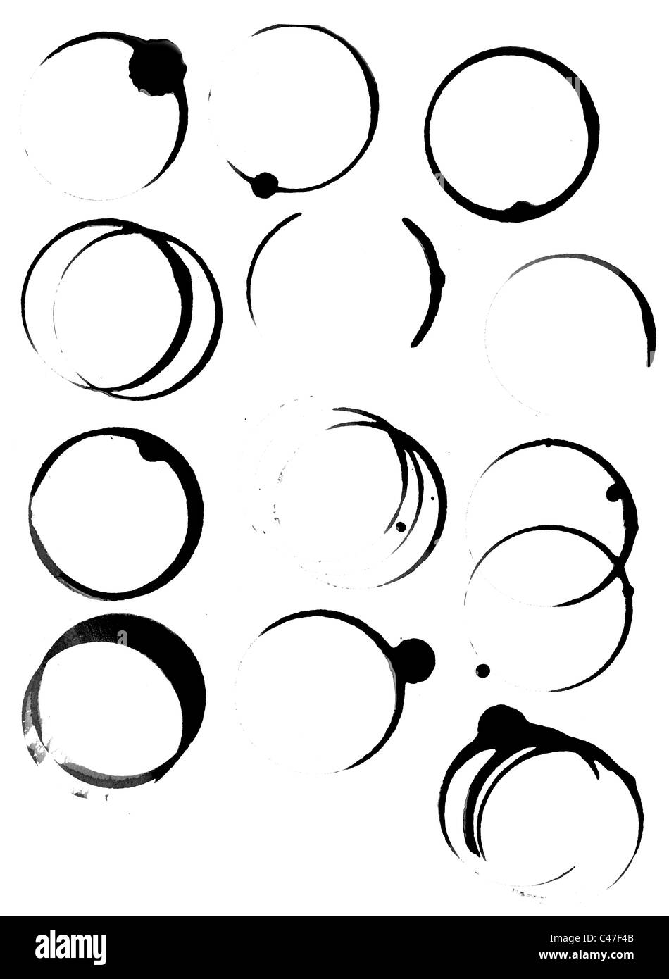 Abstract color stains Black and White Stock Photos & Images - Alamy