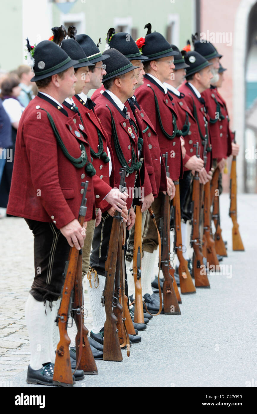 annual public parade of performers in historical costumes and old ...