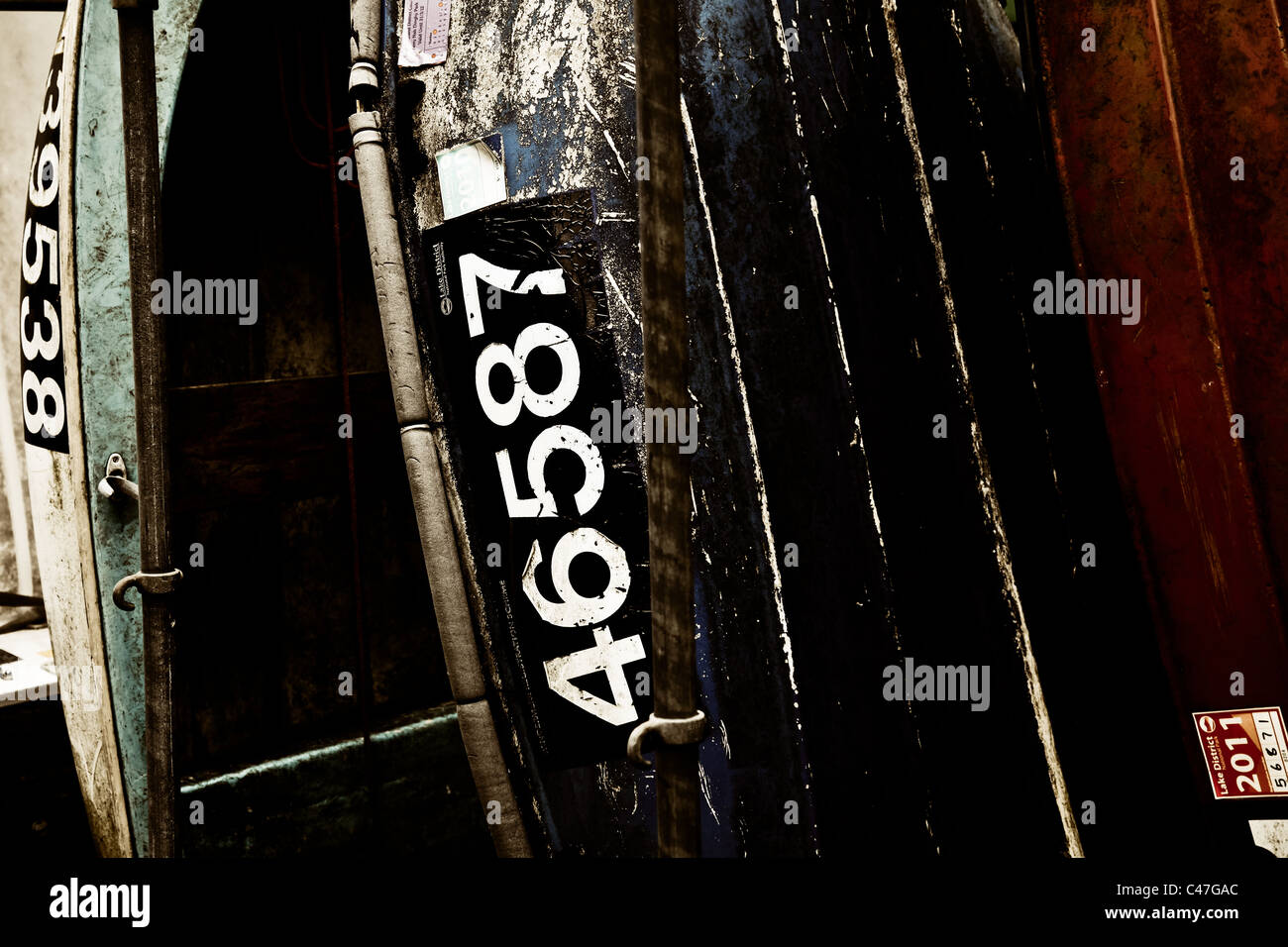 Boats with numbers hi-res stock photography and images - Alamy