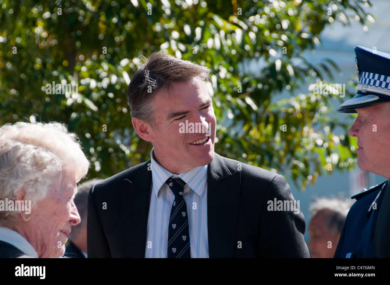 Independent Federal politician, Rob Oakeshott at a ceremony ...