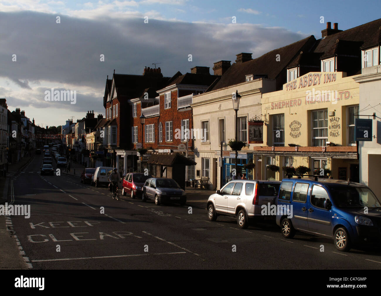 High Street, Battle, East Sussex, England Stock Photo - Alamy