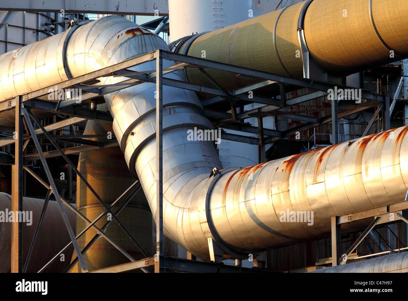 Industrial pipe on power plant hi-res stock photography and images - Alamy