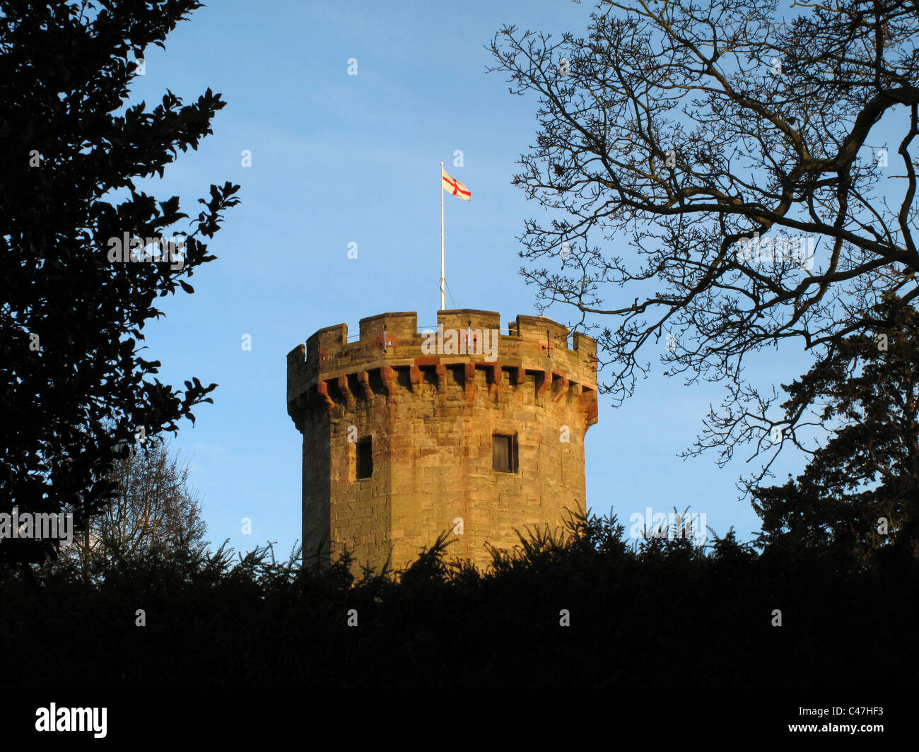 Guy's Tower, Warwick Castle, Warwick, Warwickshire, England Stock Photo ...
