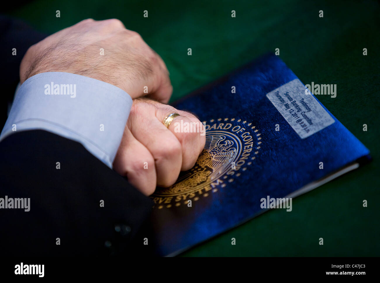 Federal Reserve Chairman Benjamin Bernanke Stock Photo - Alamy