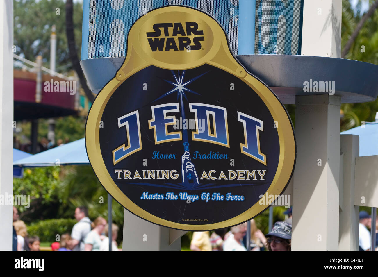 Jedi Training Academy sign Stock Photo - Alamy