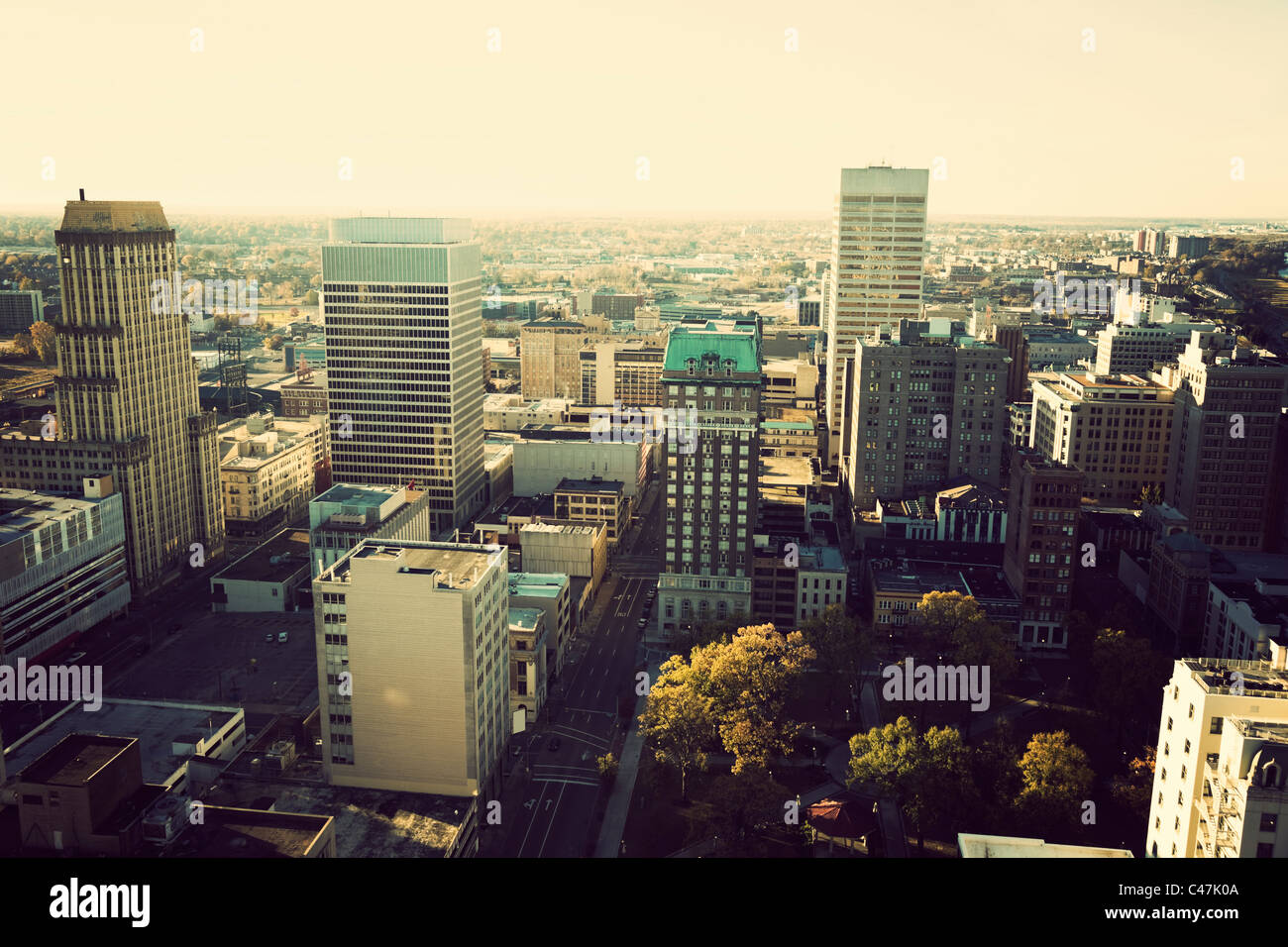 Memphis aerial hi-res stock photography and images - Alamy