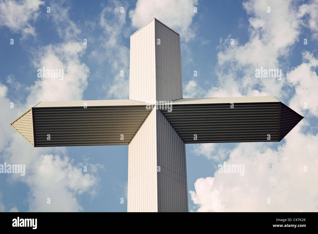 Big white cross hi-res stock photography and images - Alamy