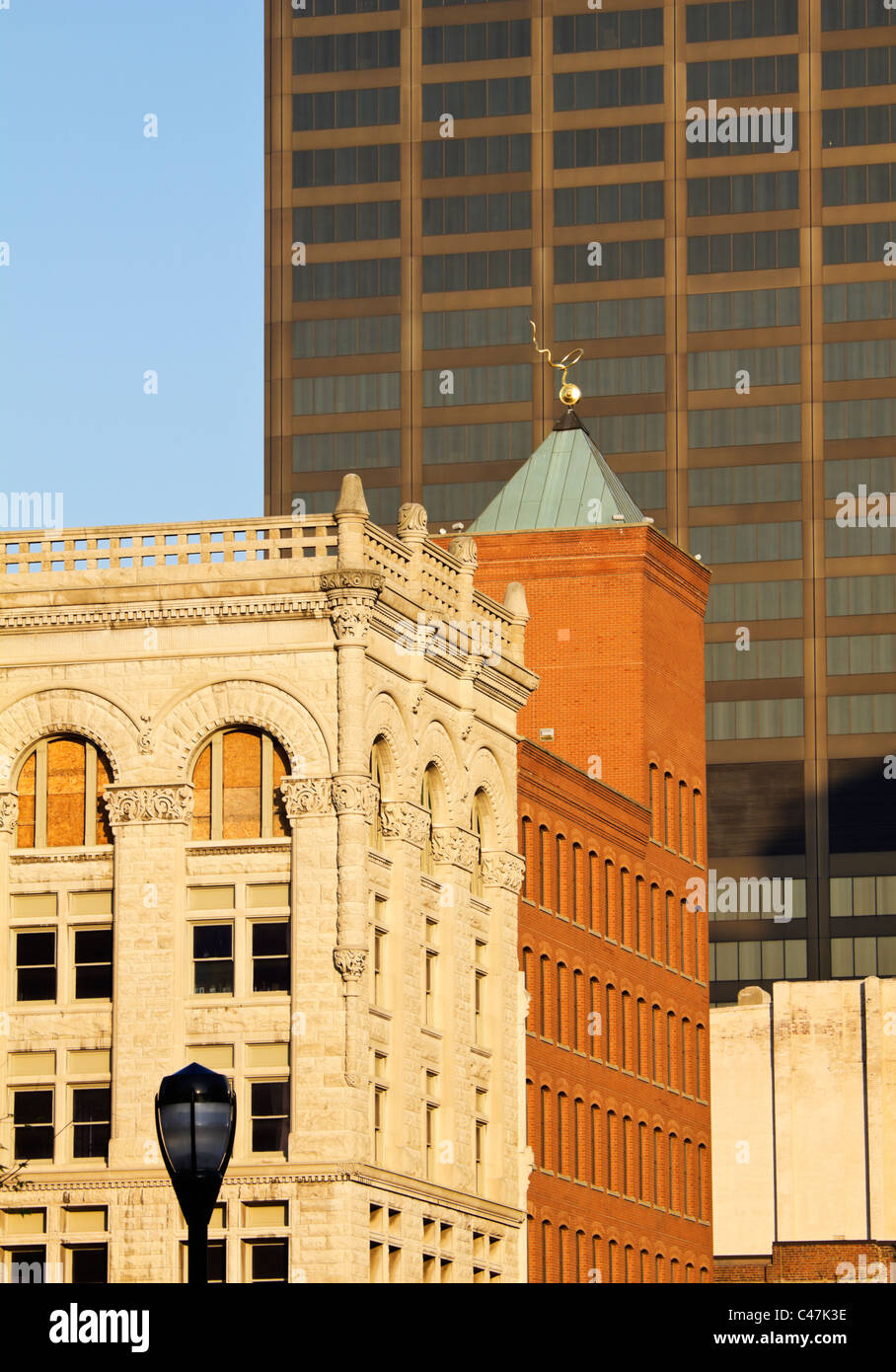 Old and new buildings in downtown Louisville Stock Photo - Alamy