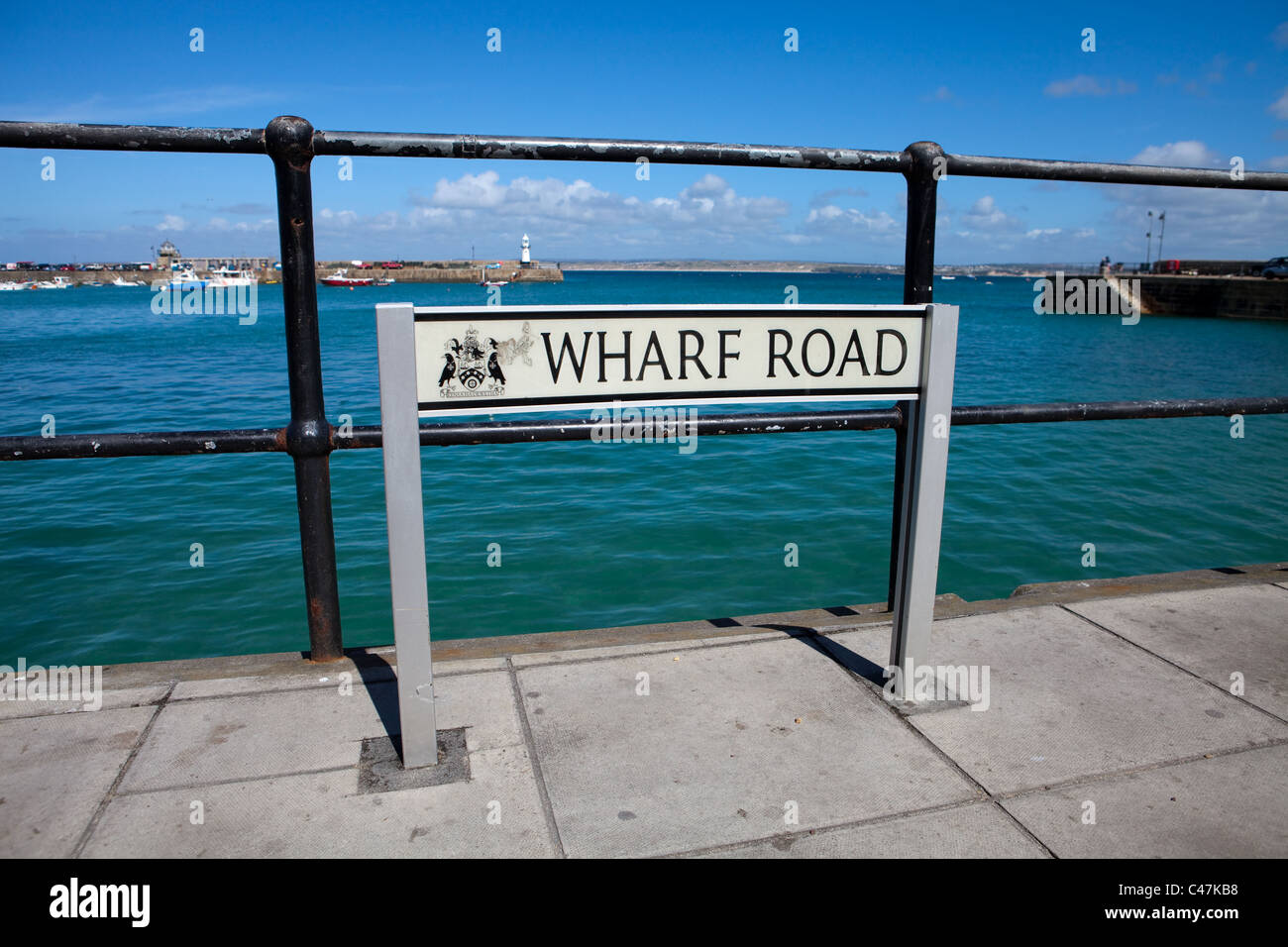 Road name sign in St Ives, Cornwall Stock Photo - Alamy