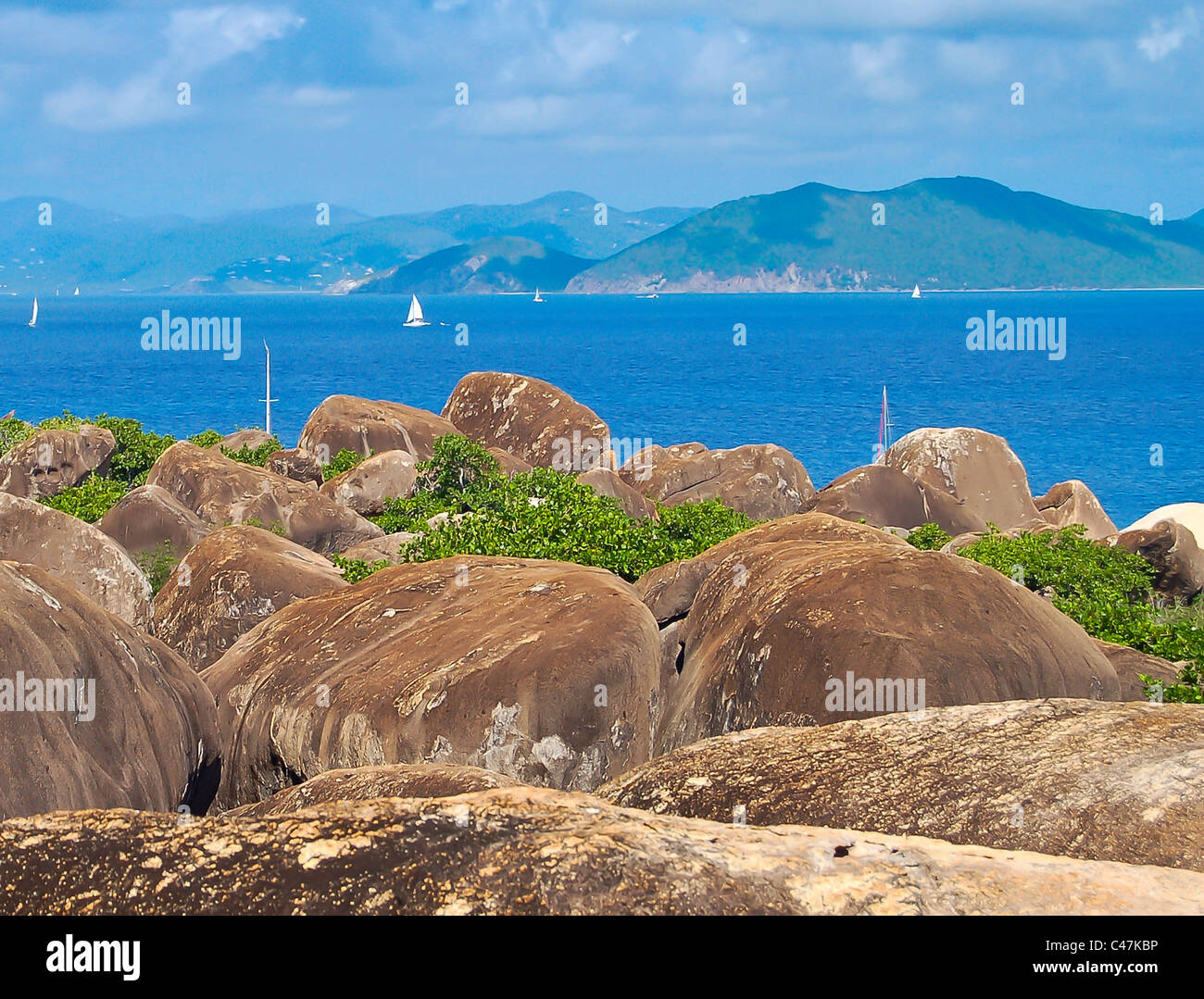 Baths, Virgin Islands - BVI Stock Photo - Alamy