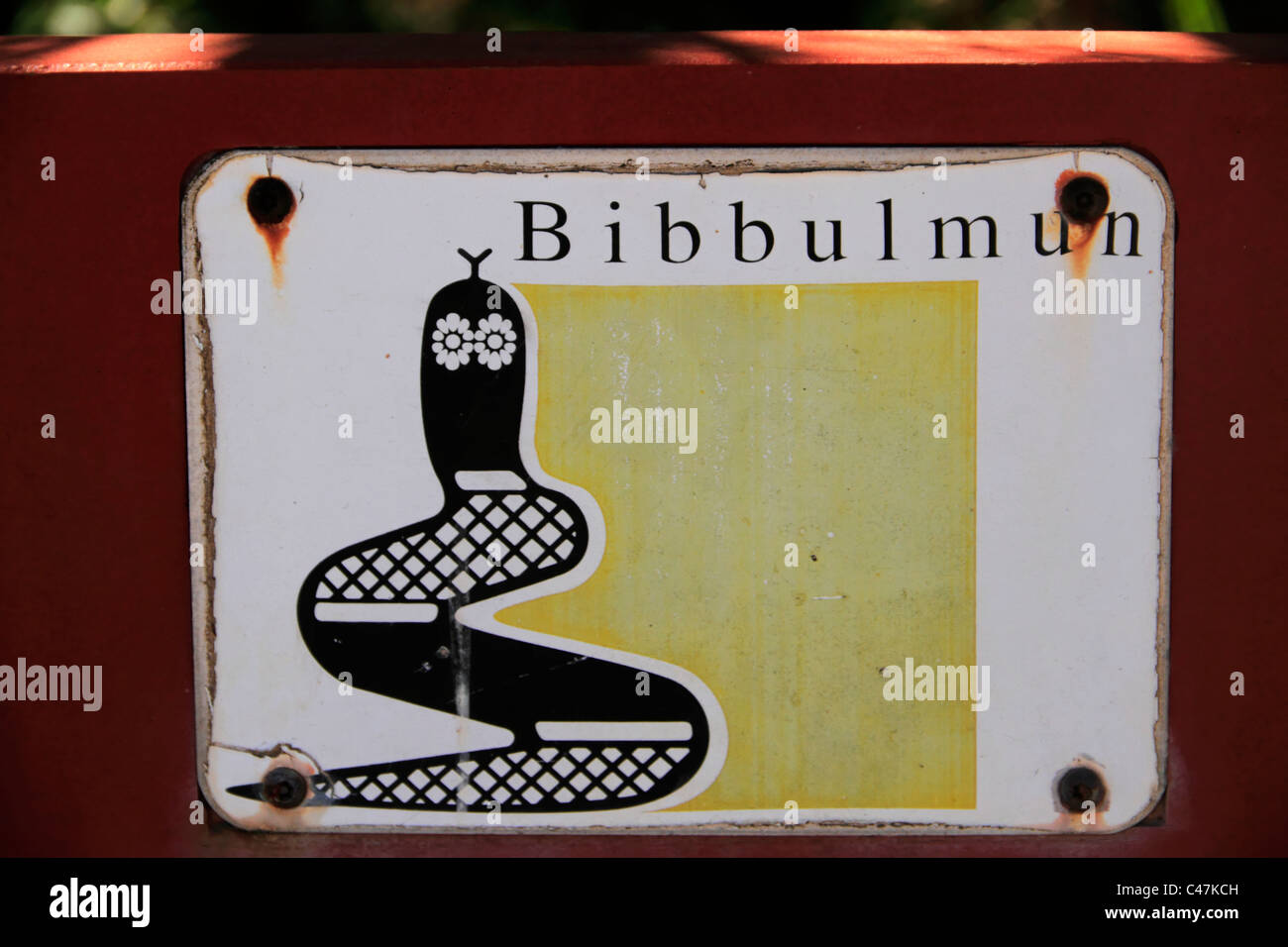 Bibbulmun bush walking track sign, Southwest Australia Stock Photo - Alamy