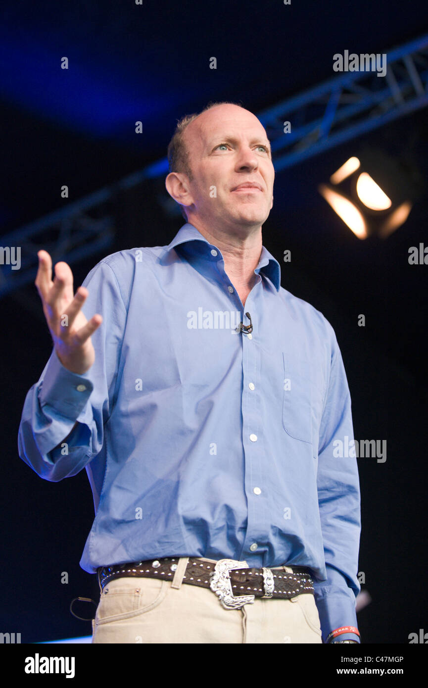 Simon Sebag Montefiore historian writer author pictured at Hay Festival ...