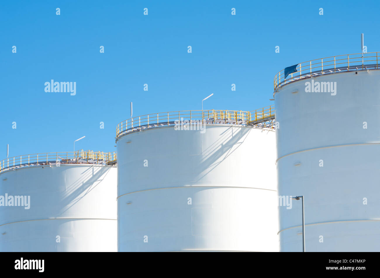 Gas liquid petrol port tank oil farm fuel metal resources hi-res stock ...